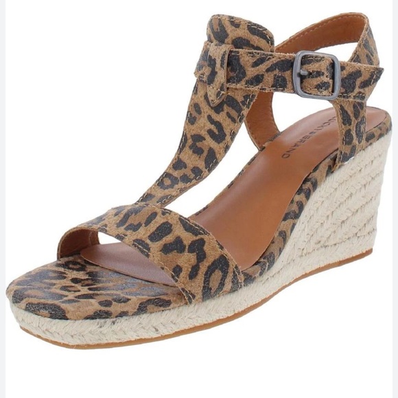 Lucky Brand | Shoes | Lucky Brand Leopard Print Wedges | Poshmark